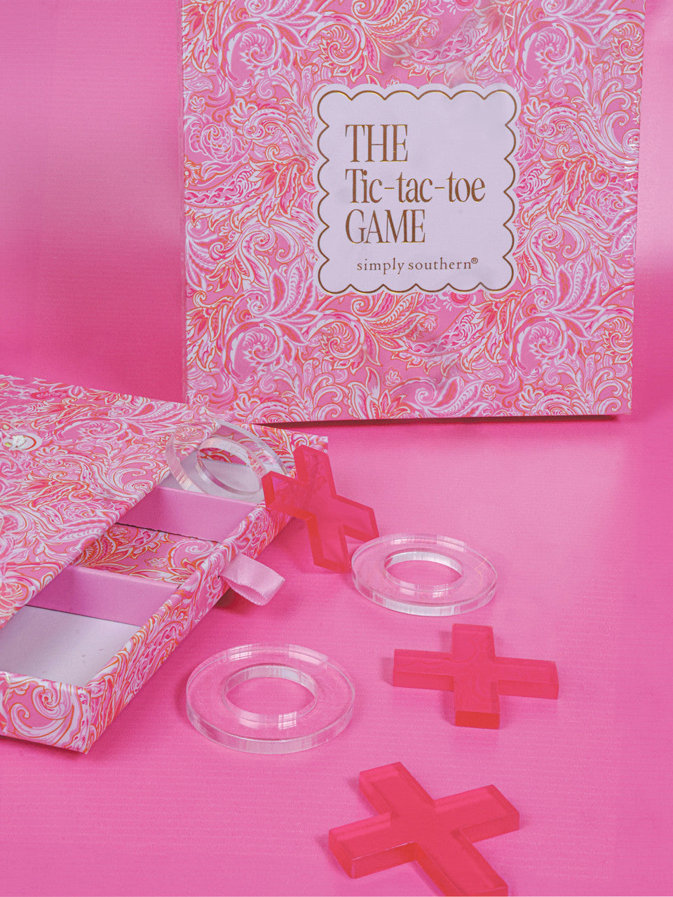 Tic Tac Toe • Pink Paisley – Tonya's Treasures Inc.