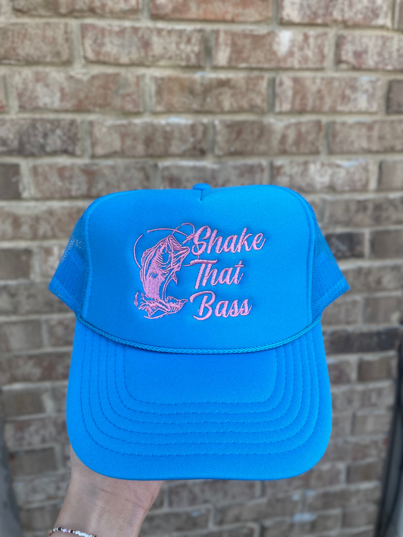 Shake That Bass Puff Hat • Neon Blue – Tonya's Treasures Inc.
