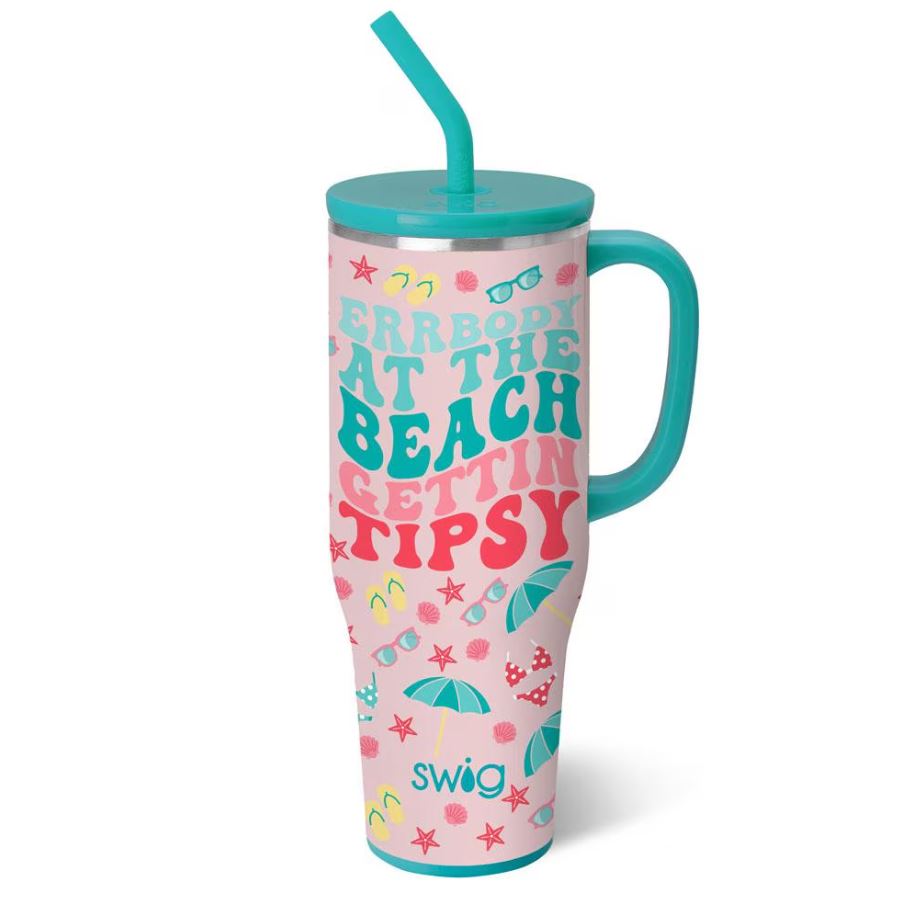 Swig Life™ 40oz Mega Mug • Errbody at the Beach – Tonya's Treasures Inc.